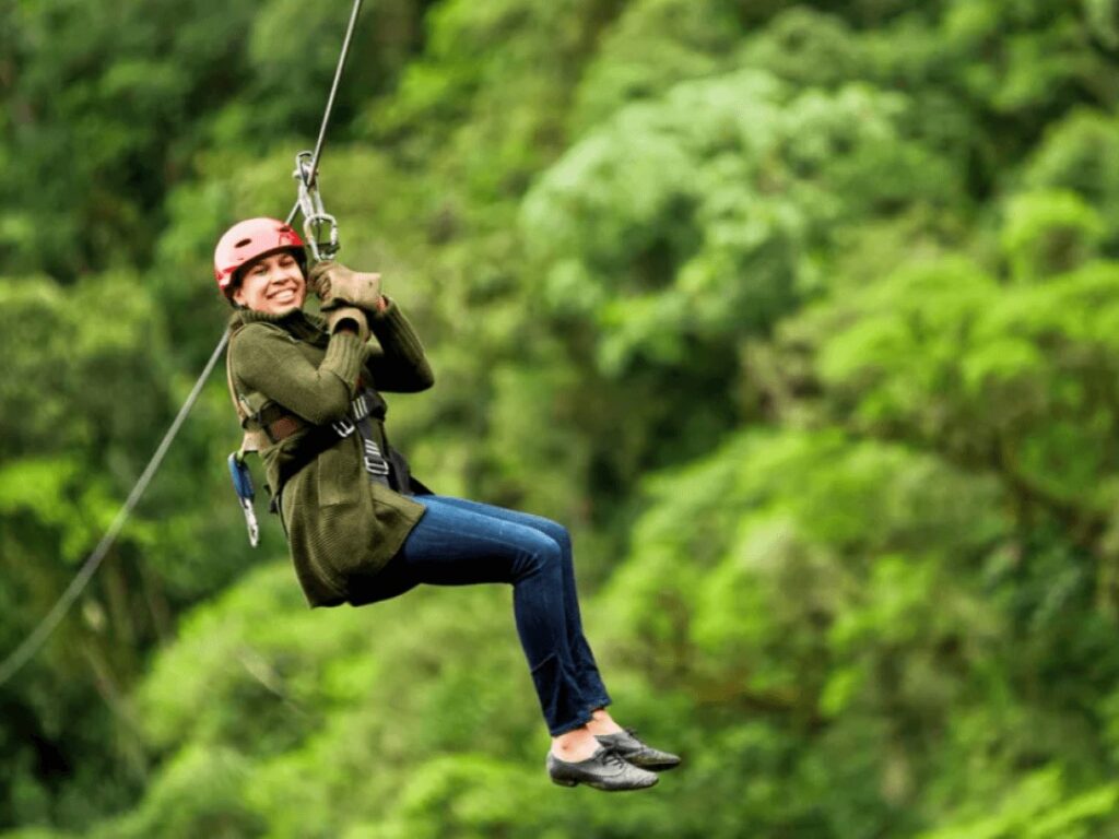 Thrilling Zipline Experience in Manu Adventures India